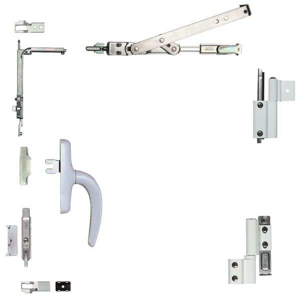 Ferrures de fenetre ob menuiserie alu - Foussier