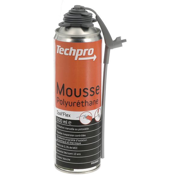 Mousses polyuréthanes et pistolets TECHPRO - Foussier
