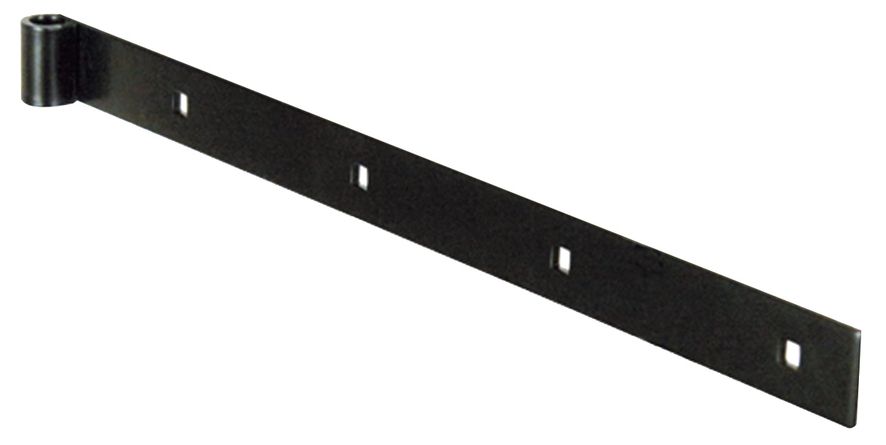 Penture droite percée Acier poudré polyester noir - Foussier