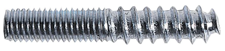 Vis double filet Acier zingué blanc - Foussier