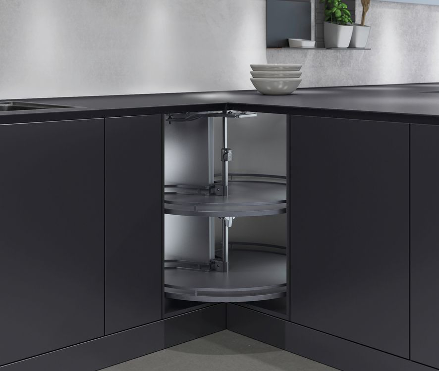 Set ferrure revo 90° ARENA STYLE anthracite - Foussier