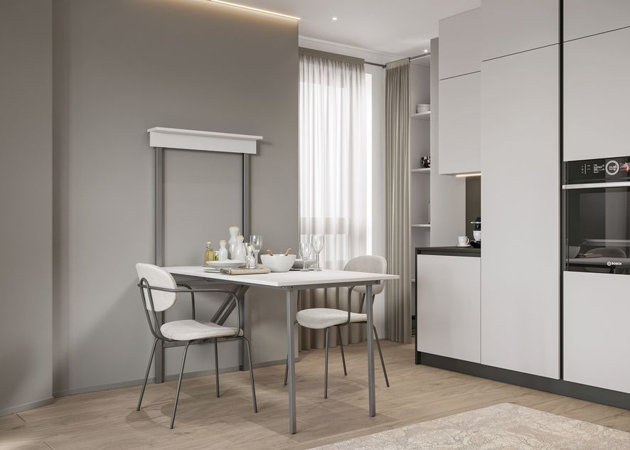 Système de table escamotable Raffaello - Foussier