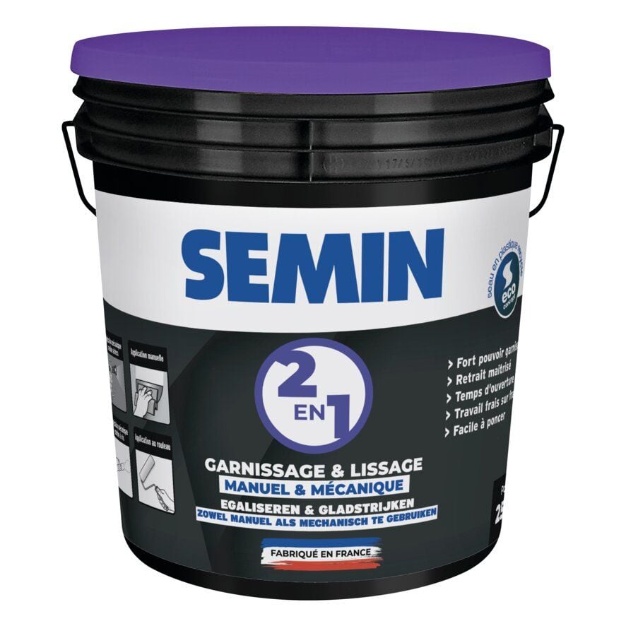 Enduit de garnissage et lissage 2 en 1 - Foussier