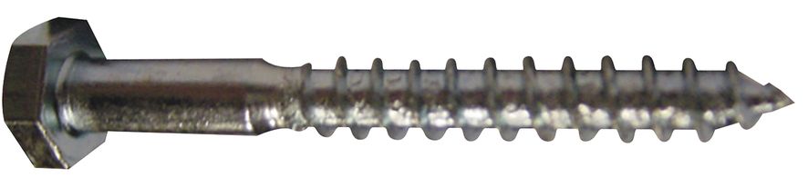 Tirefond Acier zingué blanc - Foussier