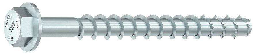 Vis multi-monti-plus tête hexagonale à embase Acier zingué blanc - Foussier