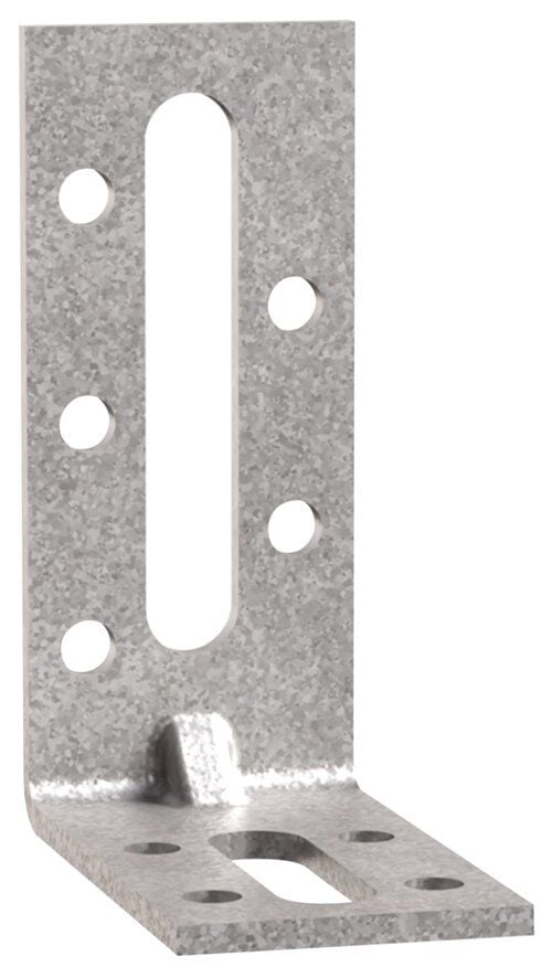 Équerre de fixation avec renfort EFIXR Acier galvanisé - Foussier